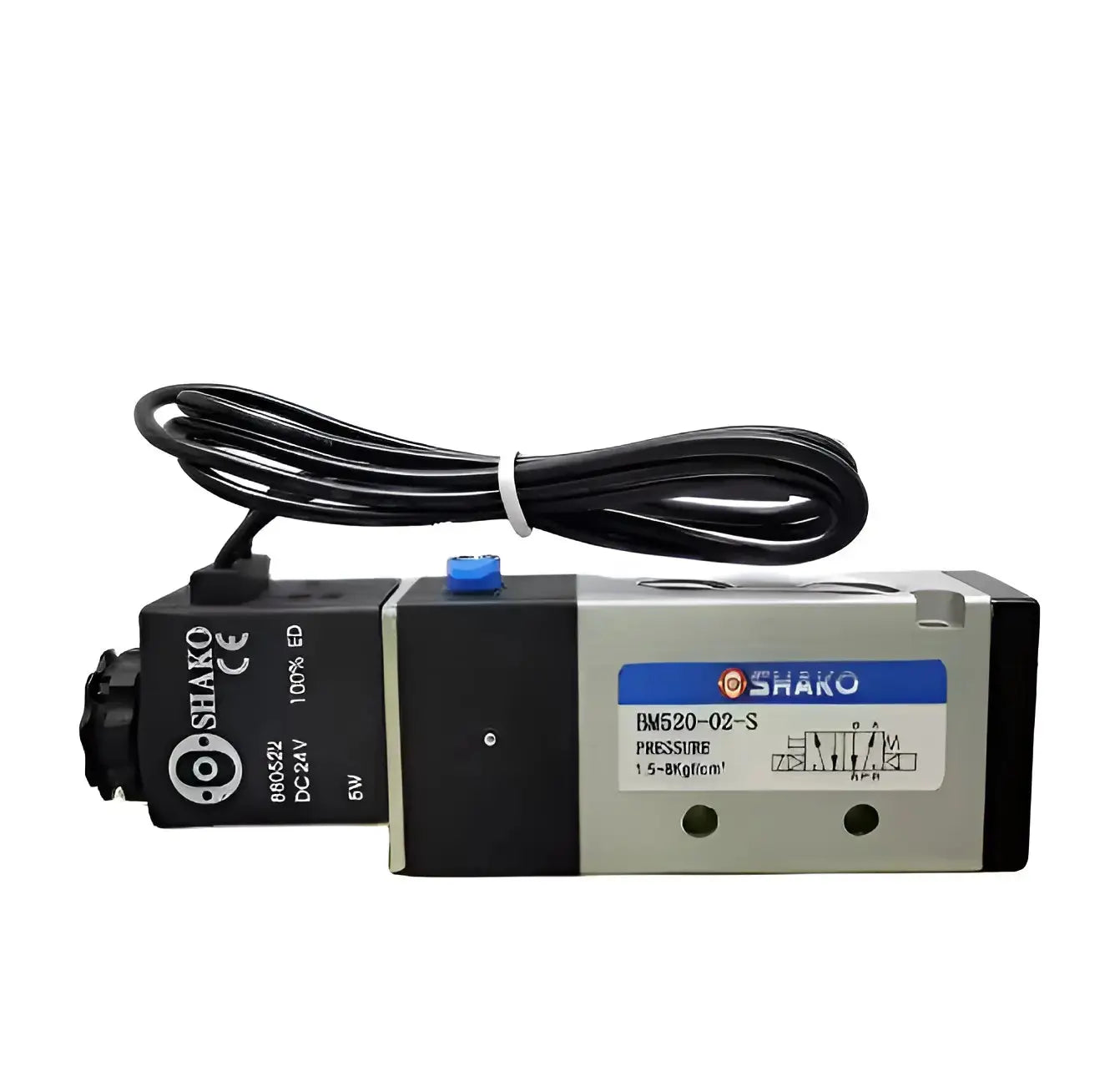 Shako BM520-02-S – 5/2-way solenoid valve for pneumatics